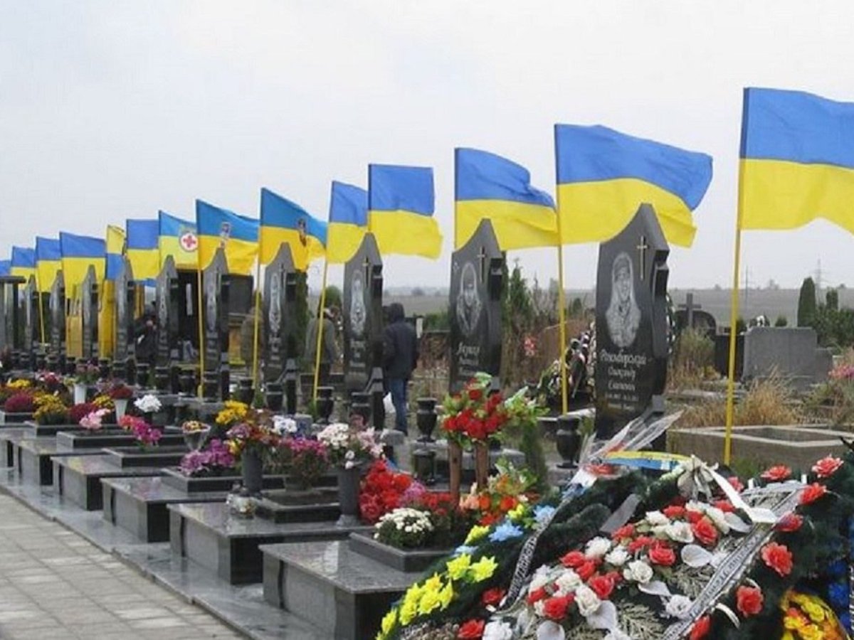 Ukrainian cemeteries are rapidly expanding, reflecting the scale of ...